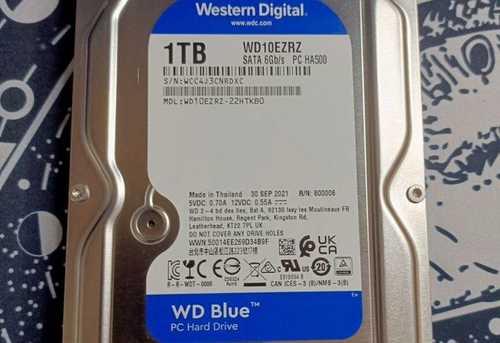 Жесткий диск WD Blue 1 TB 3.5 HDD