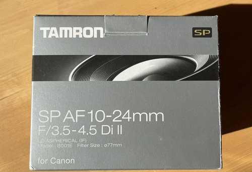 Объектив Tamron 10-24 mm F/3.5-4.5 для Canon