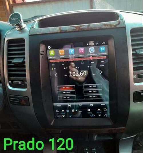 Toyota Cruiser Prado 120 магнитола Android Тесла