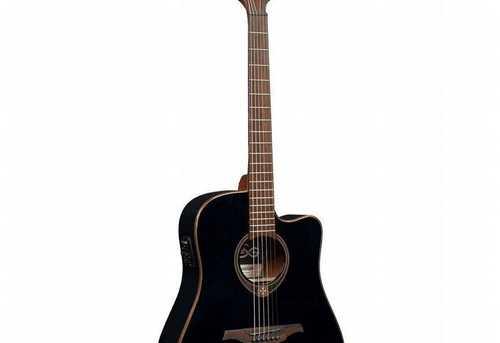 Электроакустическая гитара LAG T-118D CE-BLK