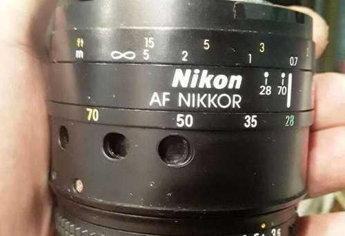 Объектив Nikon Af Nikkor 28-70-Япония