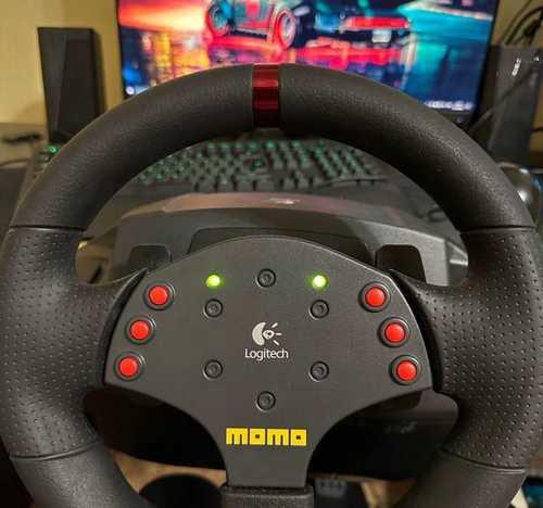 Игровой руль logitech momo racing