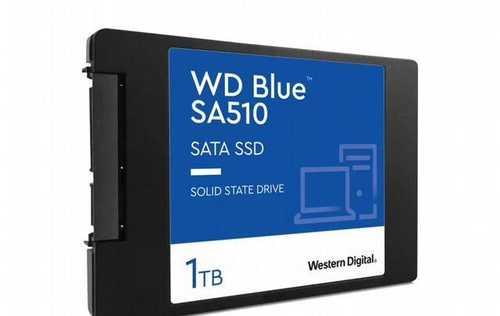 SSD накопитель WD Blue SA510 1 тб wds100t3b0a