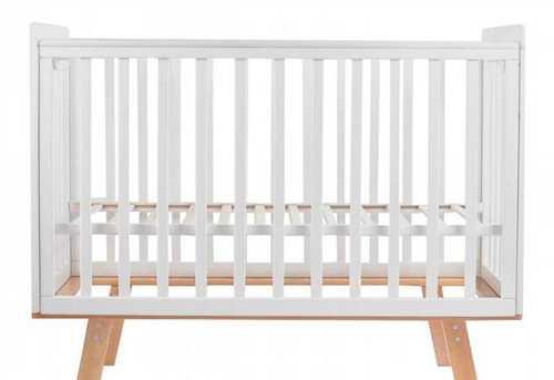 Кровать детская Indigo Style белый-натуральный