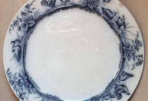Старинная тарелка Англия BWM&Co 19 век