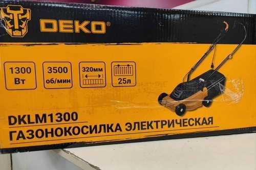 Газонокосилка электрическая Deko dklm1300 новая