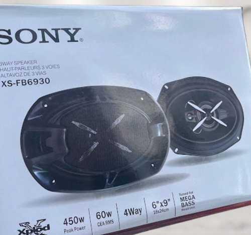 Автомобильные колонки Sony овалы