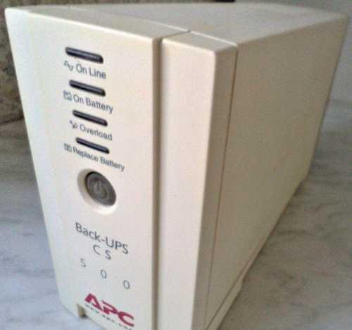 Ибп APC Back- UPS CS 500va