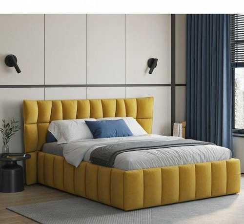 Кровать Даймант-Floor 180 Barhat Gold