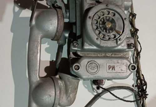 Телефон шахтерский СССР + 2 трубки