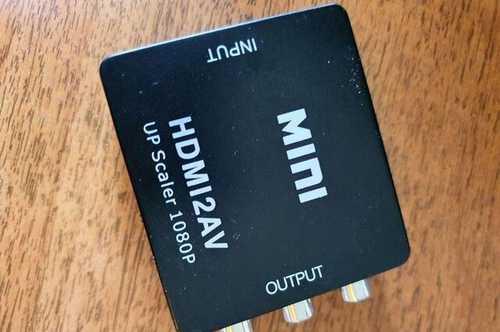 Конвертер с hdmi на тюльпаны