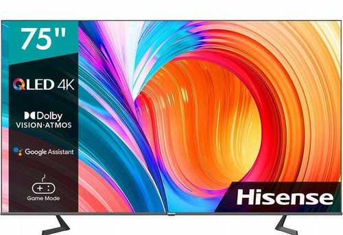 Телевизор Hisense 75A7GQ qled Чек, гарантия