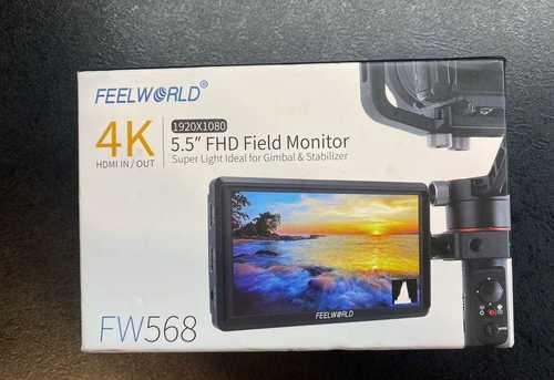 Накамерный монитор feelworld fw568