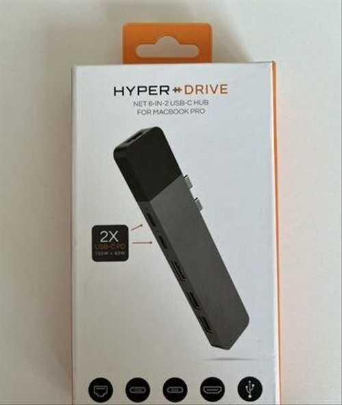 Hyper Drive 6 in 2 USB C хаб/адаптер