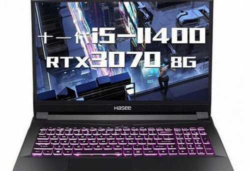 16.1" Hasee TX9, 512 ГБ, Core i5-11400, RAM 16 ГБ, GeForce RTX 3070 8 ГБ