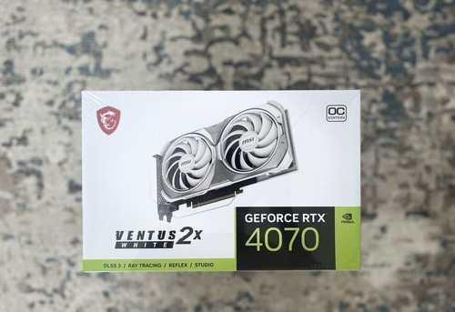 Msi RTX 4070 Ventus 2X OC White Новые