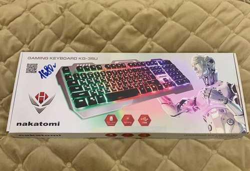 Игровая клавиатура с подсветкой nakatomi KG-35U