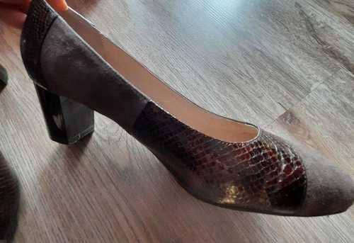 Туфли женские 39 размер Натуральная замша