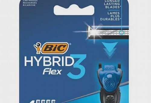 Сменные кассеты BIC Flex 3 Hybrid 4 шт