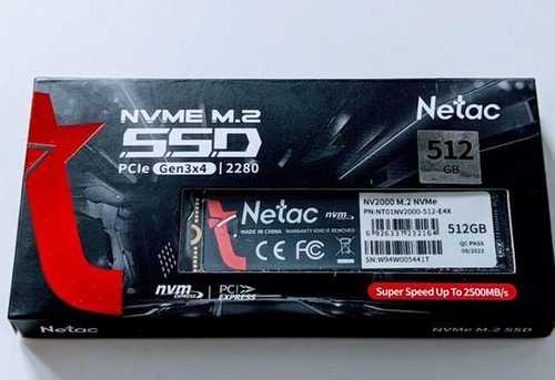 SSD Netac NV2000 M.2 2280 512 гб