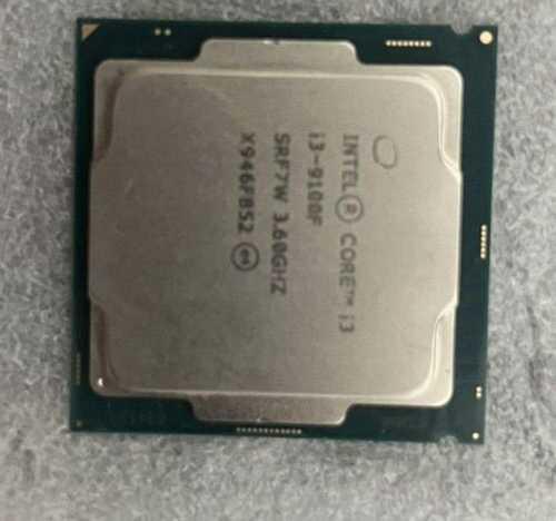 Процессор intel core i3 9100f