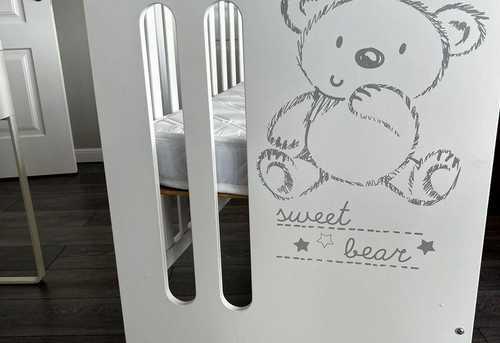 Детская кроватка micuna 120x60 sweet bear