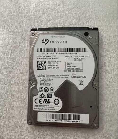 Жесткий диск seagate 2 Тб st2000lm003 5400 rpm