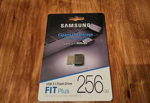 Флешка USB Samsung Fit Plus 256гб, USB3.1. Новая