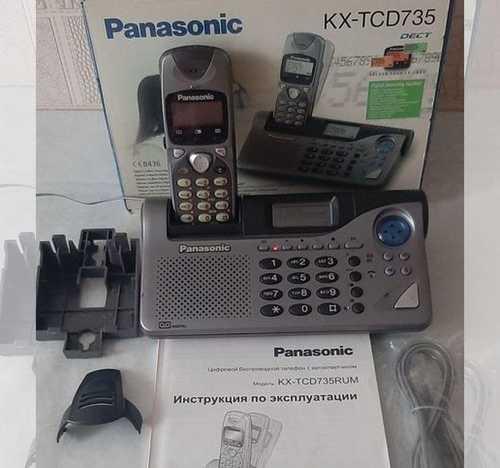 Panasonic KX-TCD735RUM цифровой с автоответчиком