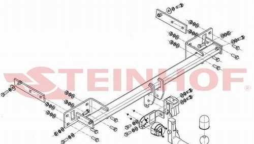 Фаркоп Steinhof для Mercedes GLA-class 2014-2020