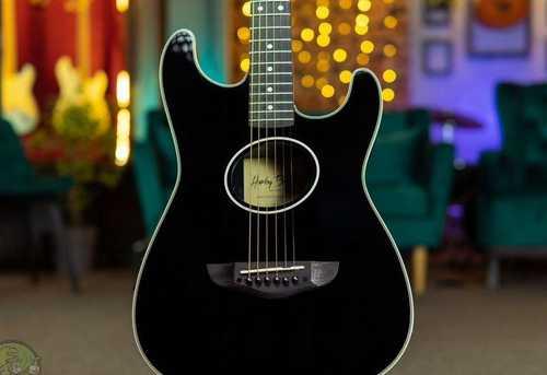 Harley Benton ST-Acoustic Black