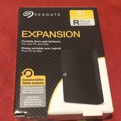 Внешний HDD Seagate Expansion 5Tb Новый