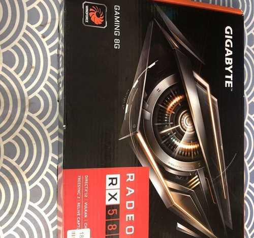 Видеокарта rx580 8gb gigabyte