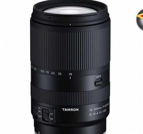 Объектив Tamron 18-300mm f/3.5-6.3 Di III-A VC VXD Новый