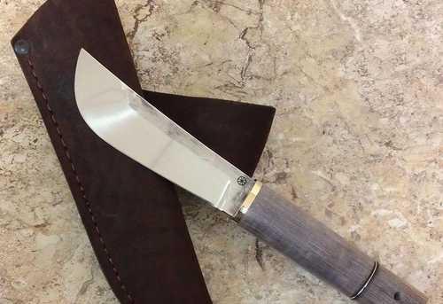 Нож кованый "Вако" танто 95х18 стаб.клён