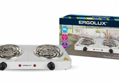 Электроплитка Ergolux ELX-EP02-C01 2000Вт спираль