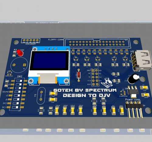 Эмулятор FDD (дисковода) gotek для zx-spectrum