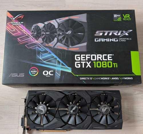 Видеокарта GeForce GTX 1080ti Asus ROG