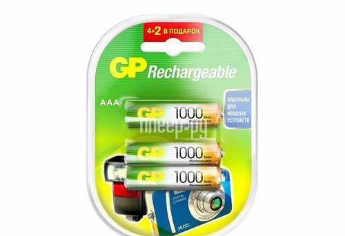 AAA - GP 930mAh 100aaahc4/2-2CR6 6 штук