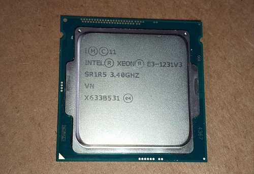 Процессор Intel Xeon E3-1231V3 8 потоков LGA1150