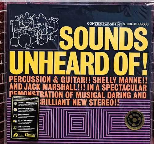 Shelly Manne and Jack Marshall - Sounds Unheard Of (Analogue Productions)