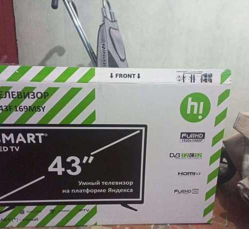 Телевизор HI LED 43' дюйма 4K Ultra HD на запчаст