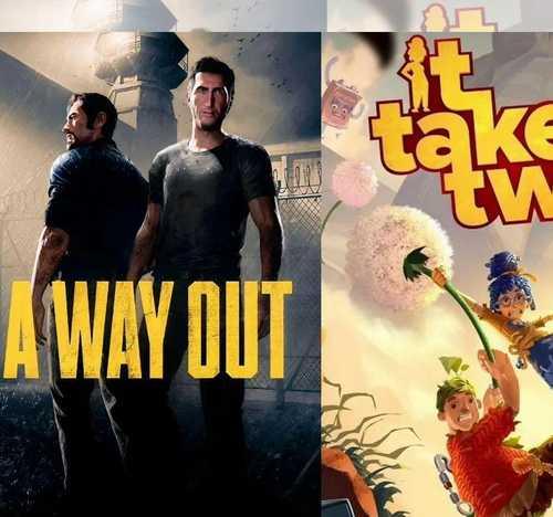 Игра It’s takes two  a way out на PS4 PS5