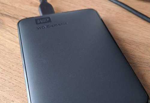 Внешний диск HDD WD Elements Portable, 2тб