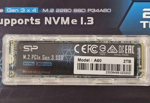 SSD диск Silicon Power M.2 nvme 2 Tb