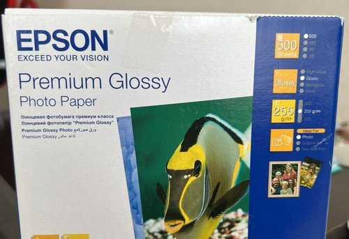 Фотобумага epson premium glossy