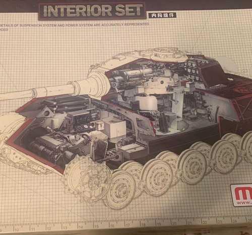 Meng интерьер для тигра 1/35