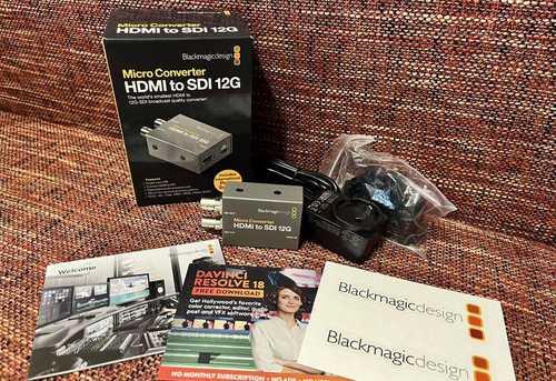 Микроконвертер microconverter hdmi to sdi 12g