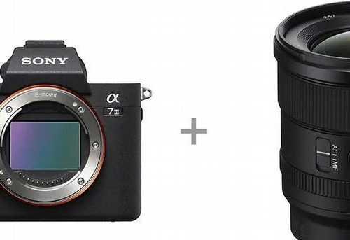 Новая камера Sony A7 III + объектив 20 мм f/1,8 EU