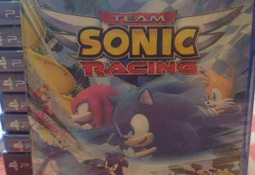 Sonic Racing детская игра на PS4 новая